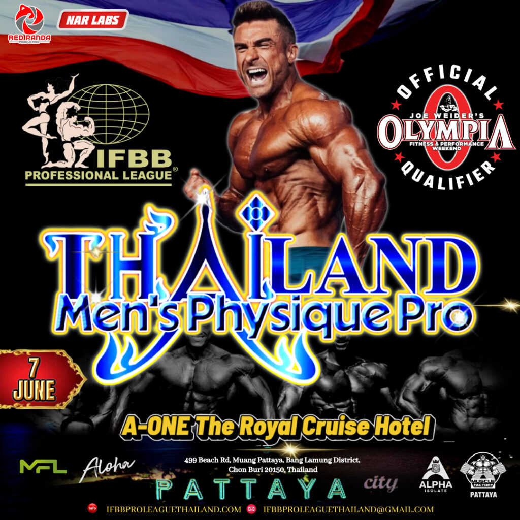 THAILAND MEN’S PHYSIQUE PRO SHOW – IFBB PRO LEAGUE THAILAND
